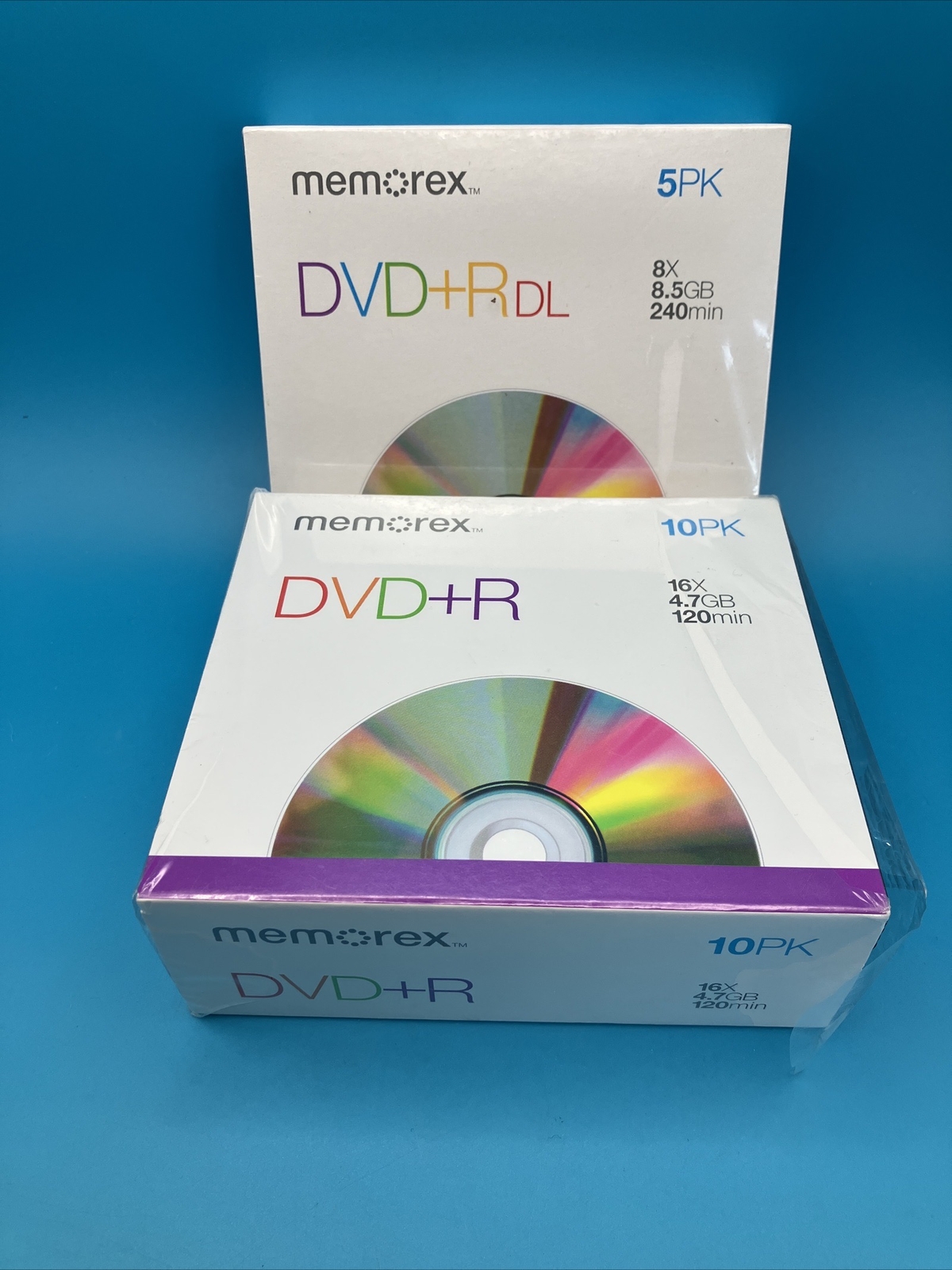 NEW- Memorex Dual Layer DVD+R 15 Pack 8X/8.5GB/Go/240min SEALED | eBay