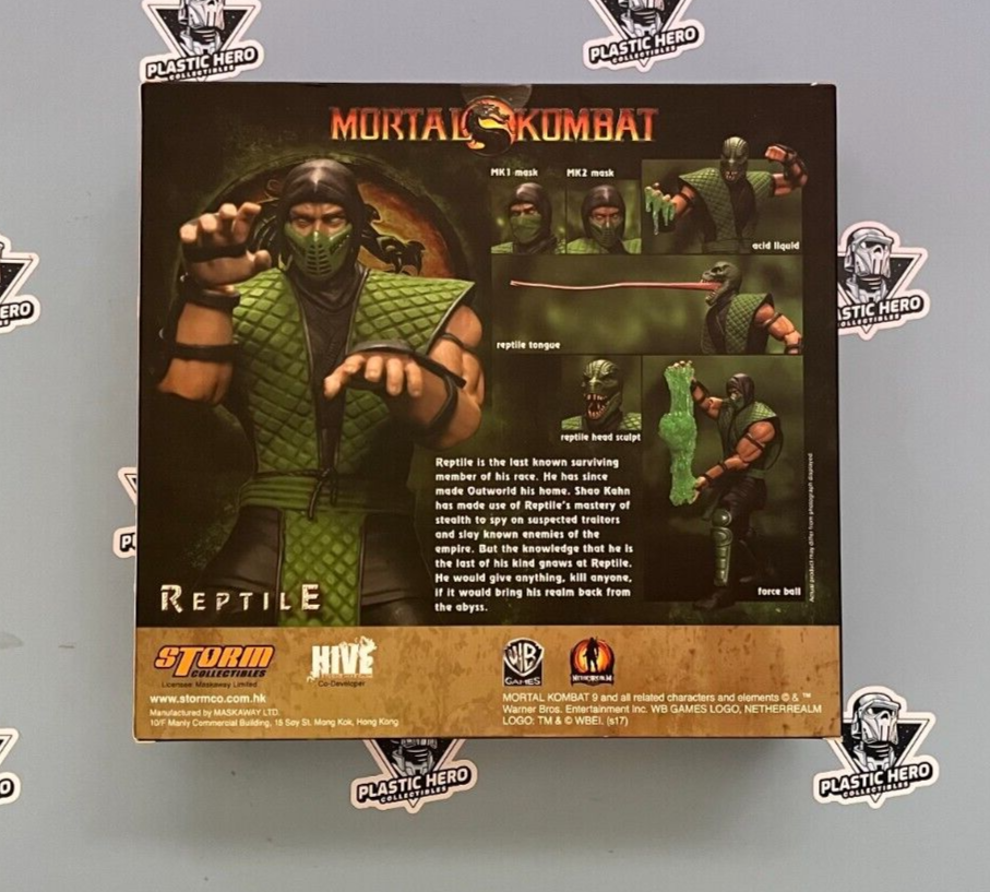 Storm Collectibles Mortal Kombat Reptile Figure OG MK1 MK2 RARE KLASSIC ...