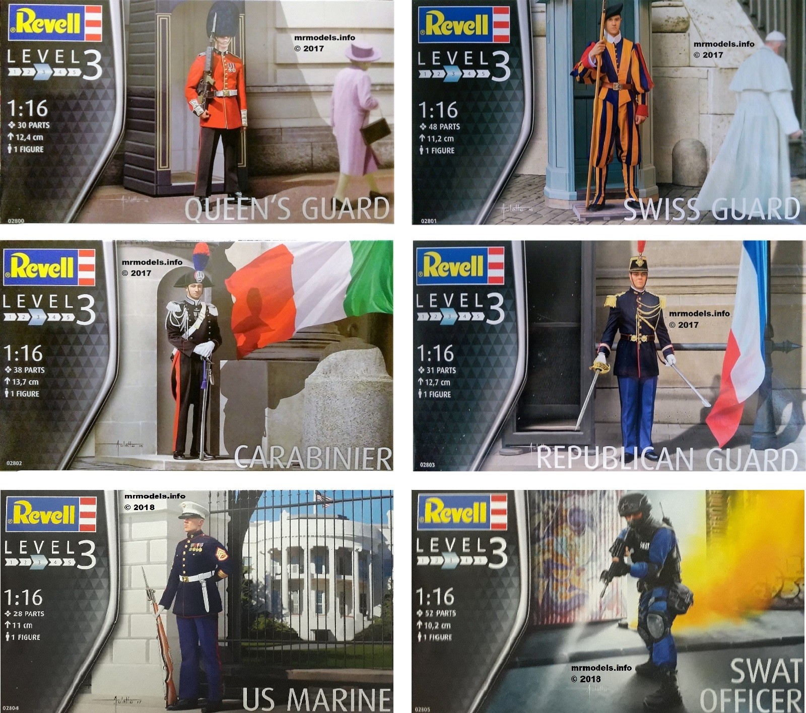 Revell 1/16 Figure Military Figures New Plastic Model Kit 1 16 Mr ...