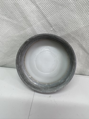 vintage BALL ZINC CAP LID REG MOUTH Mason Canning Jar With Milk Glass ...