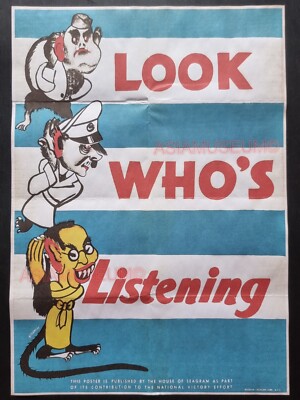 1943 WW2 AMERICA COMIC CARTOON CARICATURE FUNNY JAPAN WAR PROPAGANDA ...