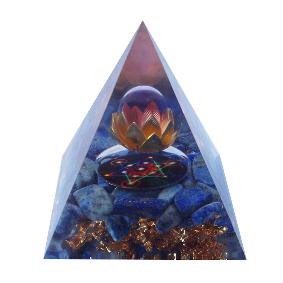 Orgonite Pyramid Healing Reiki Chakra Crystal Stone Energy Orgone ...