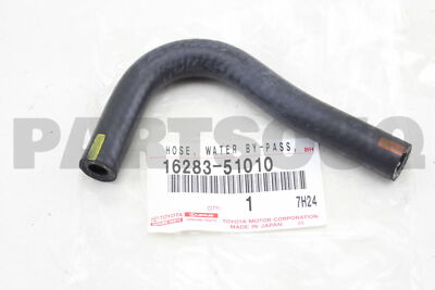 1628351010 Genuine Toyota HOSE, WATER BY-PASS, NO.6 16283-51010 | eBay