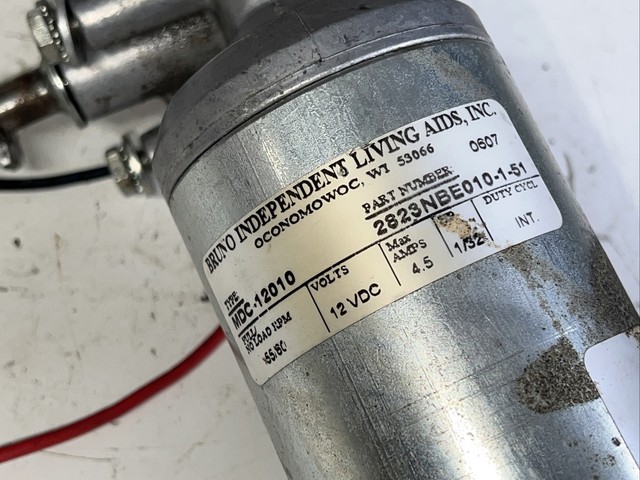 Bruno VSL-600 Lift IN/OUT ROTATION MOTOR MDC-12010 2823NBE010-1-51 ...