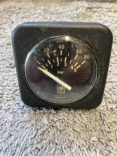VDO BLUE LINE OIL PRESSURE GAUGE, Used | eBay