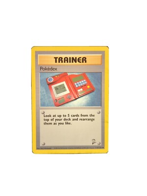 Pokemon Pokedex Trainer Card Base Set 1995, 96, 98 - 115/130 | eBay