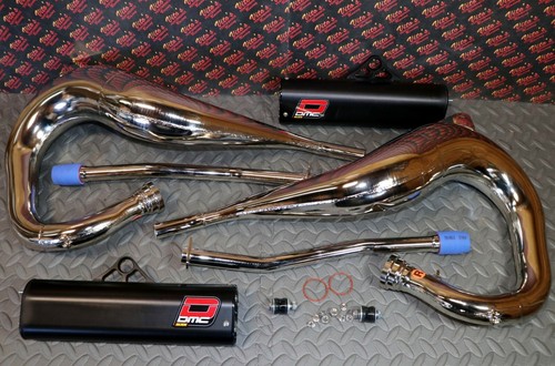 Yamaha Banshee CHROME DMC ALIEN pipes silencer 1987-2006 | eBay
