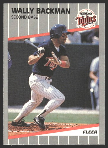 Wally Backman #U-43 1989 Fleer Update Minnesota Twins | eBay