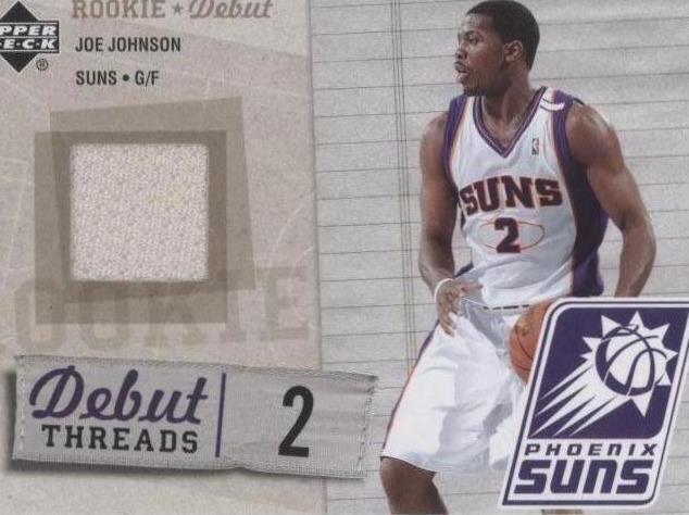 2005-06 Upper Deck Rookie Debut - Debut Threads Joe Johnson #DT-JJ Suns ...