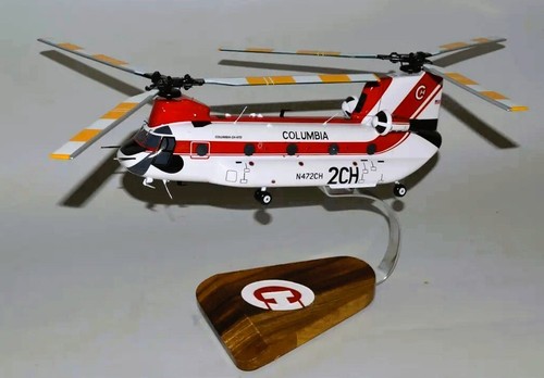 Columbia Boeing CH-47 Chinook N472CH Desk Top Display Model 1/48 SC ...