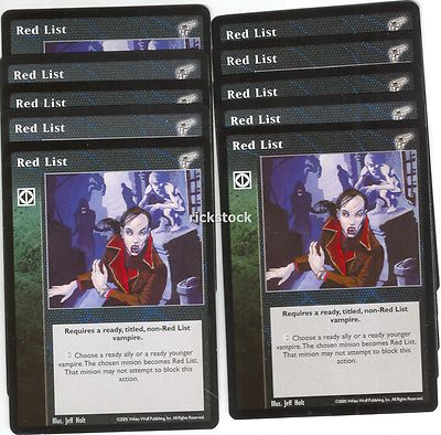 Red List x10 KMW Jyhad VTES | eBay