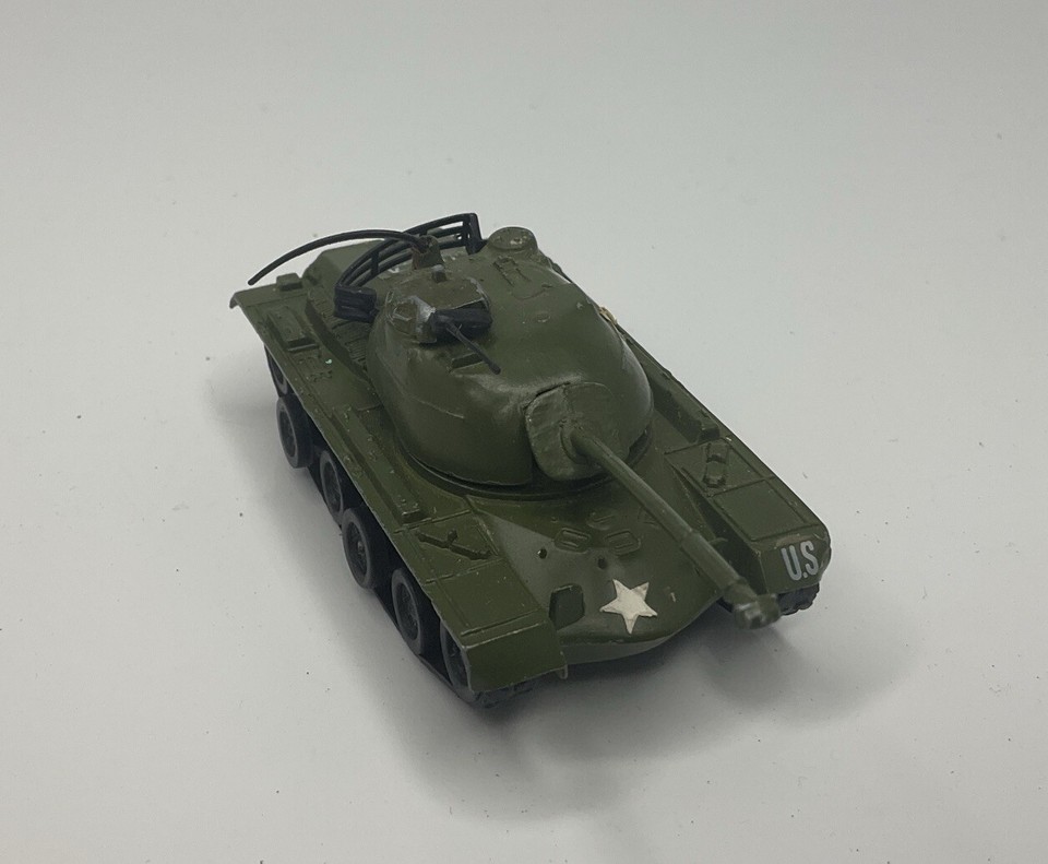 1970s ZYLMEX Hong Kong T412 PATTON US Military War WWII Tank Diecast ...