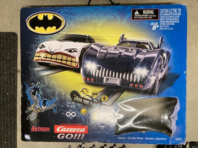 Carrera Go 62067 Batman Slot Car Race Track 99 Complete Works Great ...