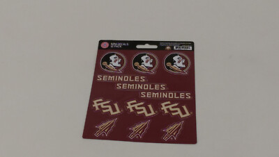 New Made In USA NCAA 12 Mini Vinyl Decal Sticker Florida State ...