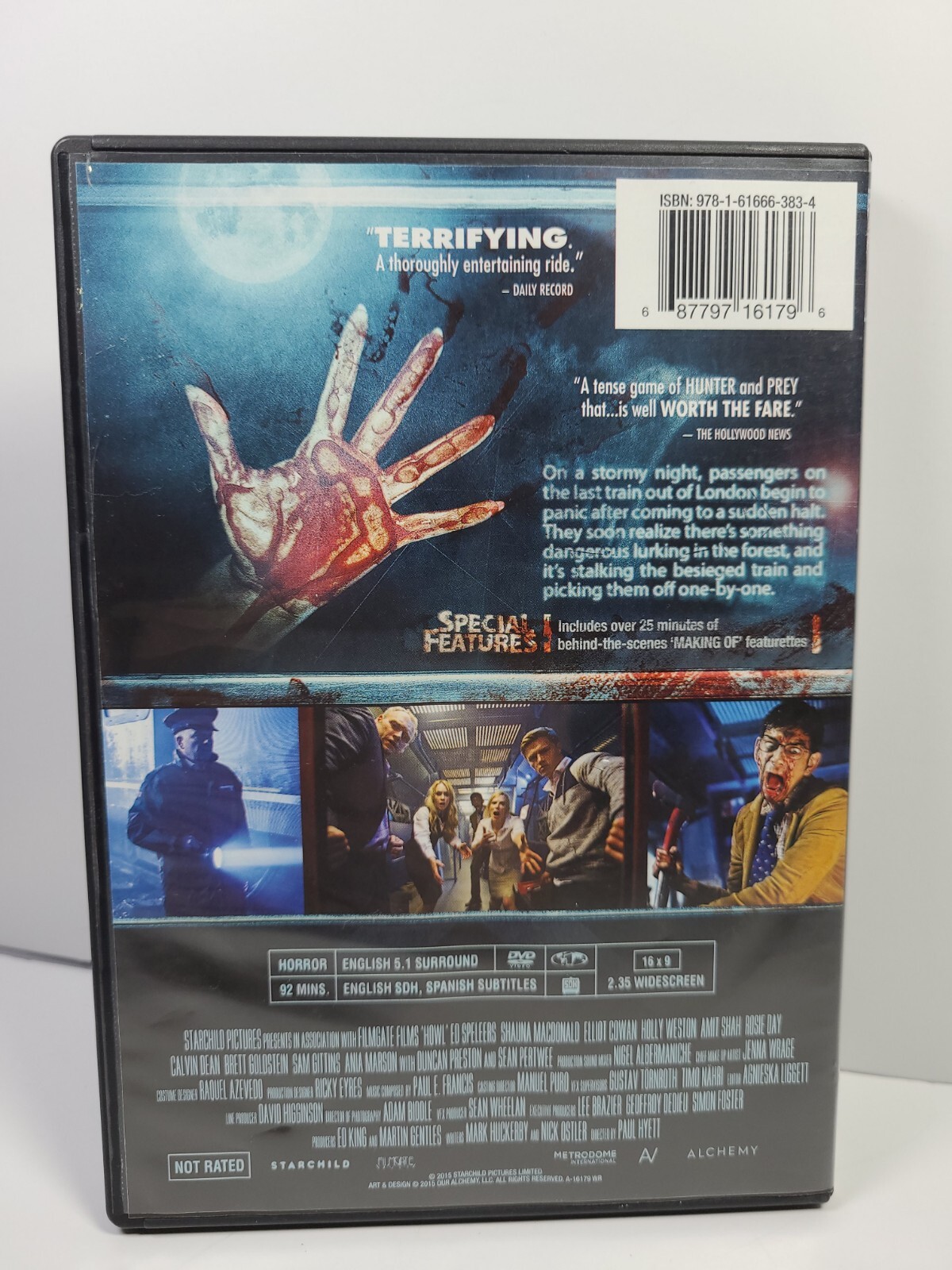 Howl (DVD, 2016) Ed Speleers, Shauna Macdonald, Ania Marson, Amit Shah ...