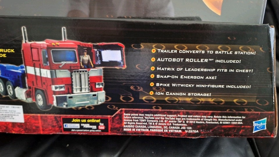 Transformers Masterpiece Optimus Prime MP-10 Hasbro with Vector Sigma ...