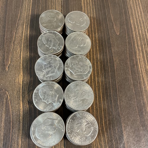 Lot Of 100 Eisenhower Ike Dollars - Exact Coins. Free Shipping | eBay