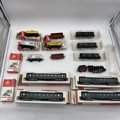Fleischmann HO Set Engine Tender Passenger Cars 5152 Caboose Steam ...