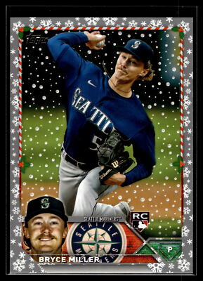 Bryce Miller 2023 Topps Holiday Baseball Metallic Card #H65 | eBay