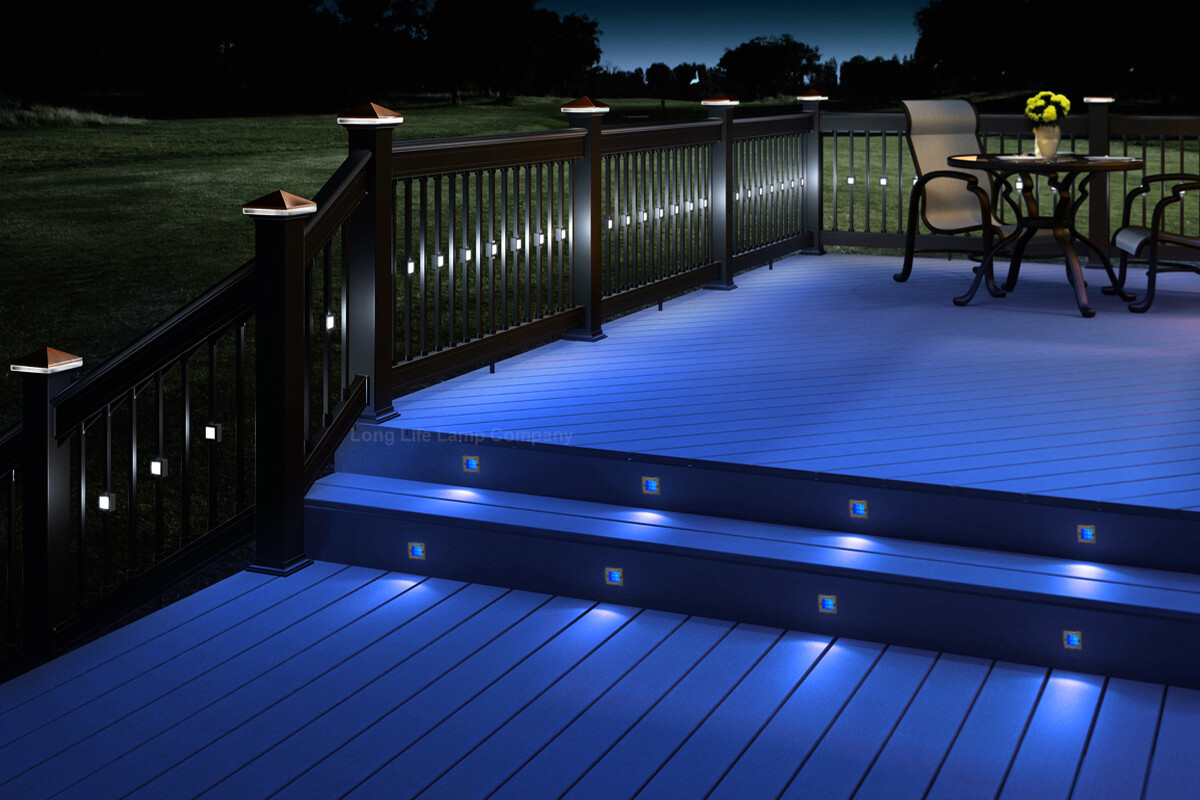 Mini LED Brick Light Outdoor Step Wall Light 70mm Square IP54 Cool or ...