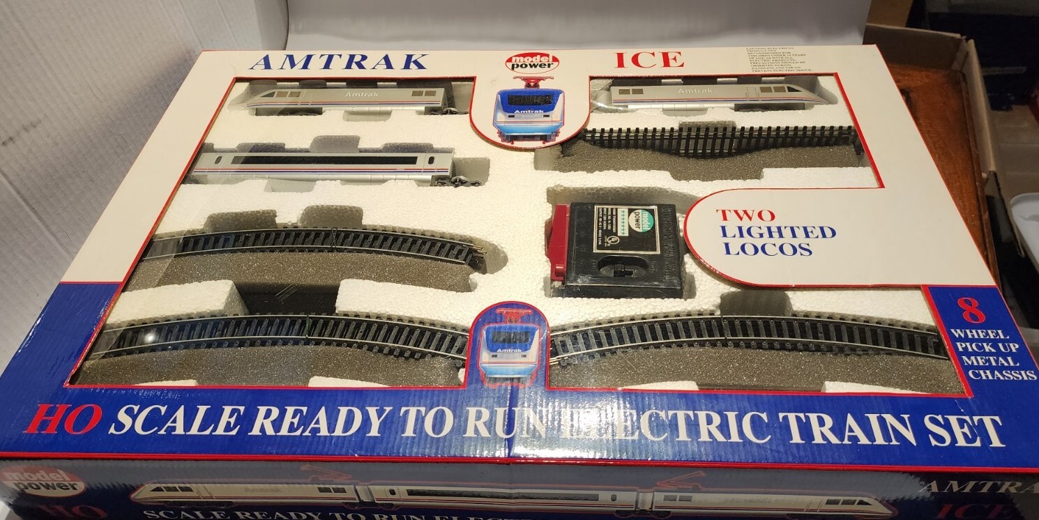 Model Power HO Amtrak ICE train set No. 2500 | eBay