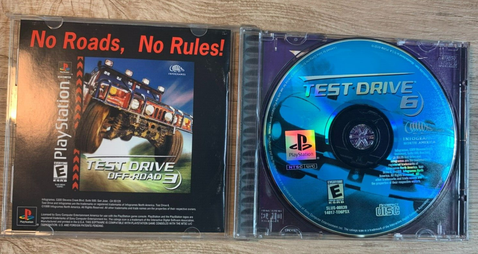 Test Drive 6 (Sony PlayStation 1, 1999): Complete, PS1, Racing, Retro ...