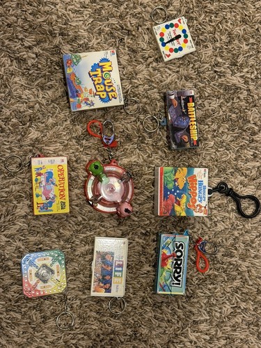 Lot Of 9 Board Game Keychains | eBay