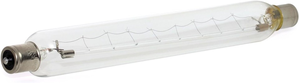 Clear Double Ended Tubular Lamp Bulbs 30W 240v 221mm x 25mm Crompton ...