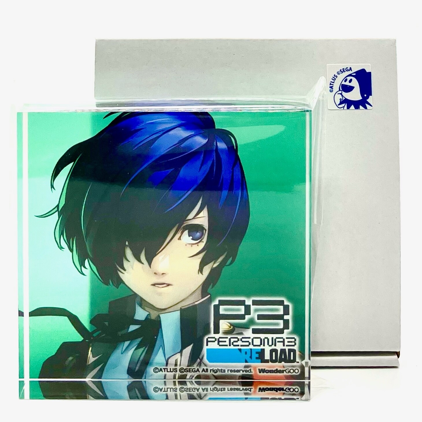 PERSONA 3 RELOAD (P3R) Hero Makoto Block Acrylic Stand Figure ...