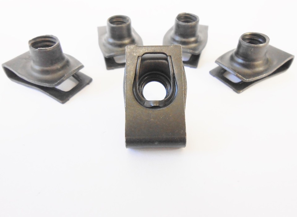 46-80 GM 5pk 5/16-18 Extruded Fender U-Nuts Clips Hood Body Panel ...