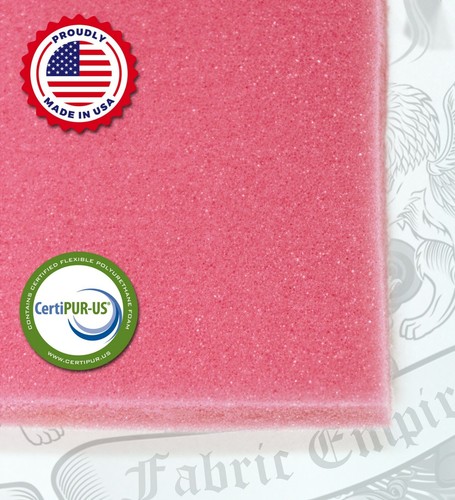 Pink Sew Foam W/ Scrim Backing Automotive Upholstery 1/2" Sold By The ...