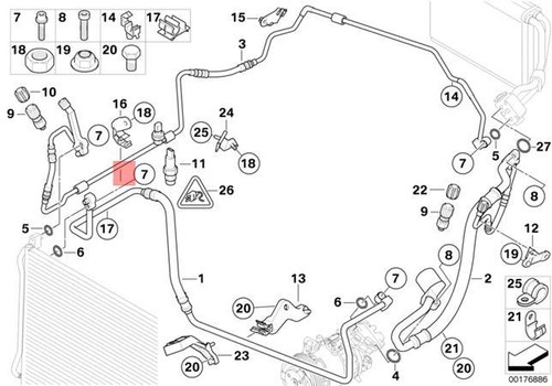 Genuine BMW E81 E82 E84 E87 Línea De Manguera De Descarga De ...