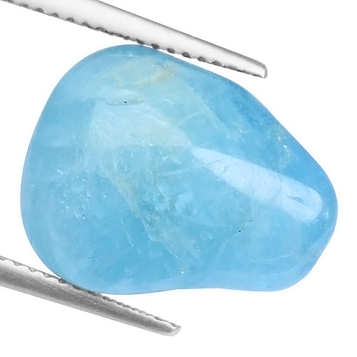 Aquamarine 12.57ct aaa santa maria blue color 100% natural earth mined ...