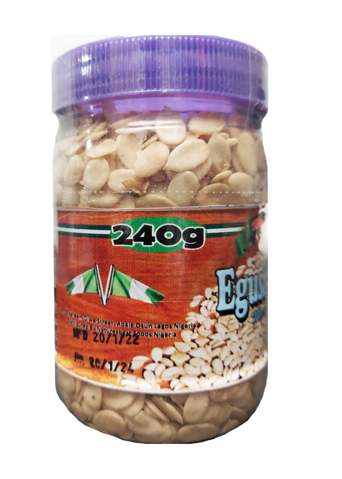 Egusi / Egushie Whole Organic Melon Seeds Product Of Nigeria - 8 oz ...