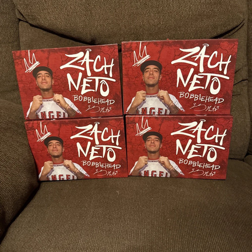 Zach Neto Bobblehead Angels Stadium Giveaway SGA 7/25/25 NEW IN HAND ...