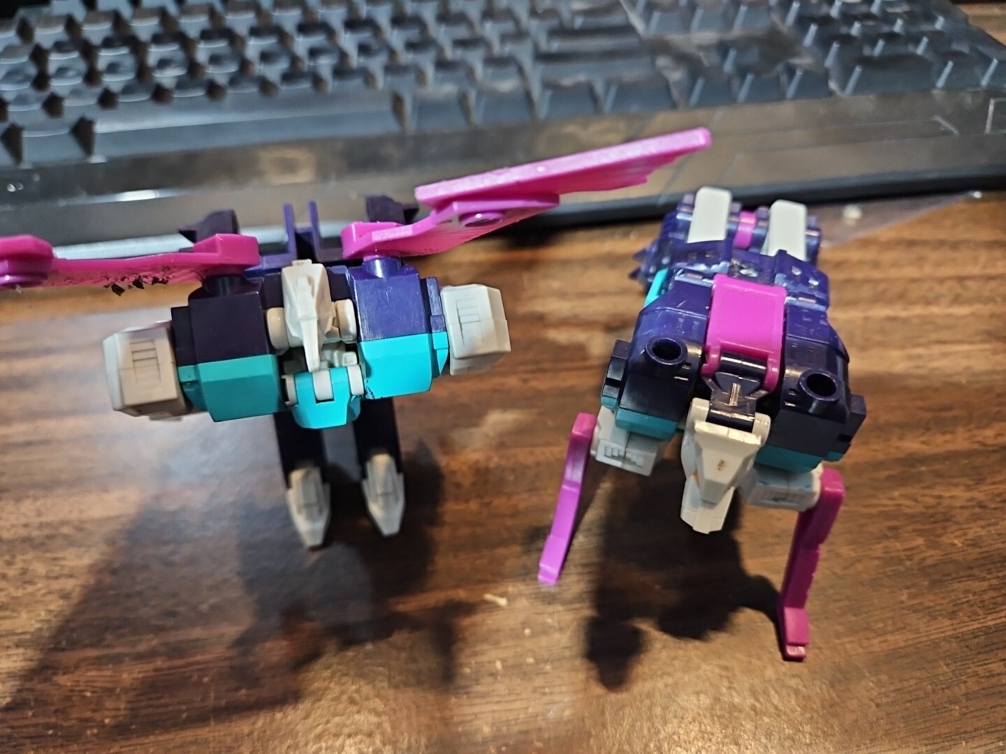 VINTAGE Transformers G1 1987 Pounce & Wingspan Decepticon Clones 38d2 ...