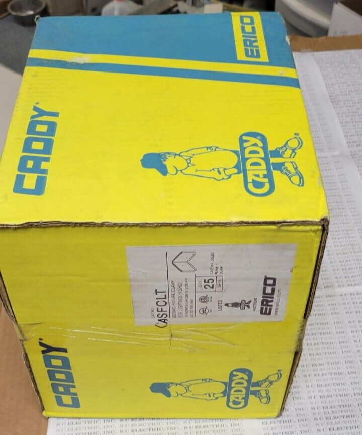 CADDY SFCLT SEISMIC FIXTURE CLAMP FOR LIGHTINGS-T-GRID - (25 SETS per box) | eBay