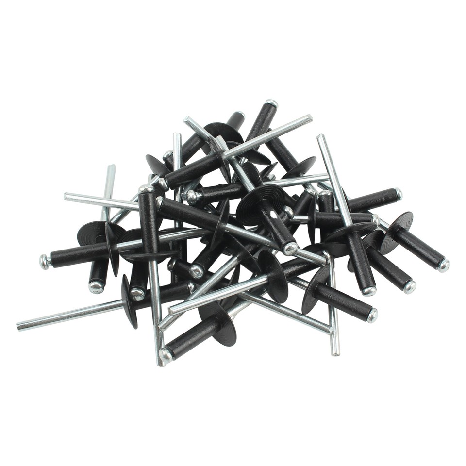 30 Black Bumper Fascia & General Use Split-Type Rivet For GM 11516807 ...