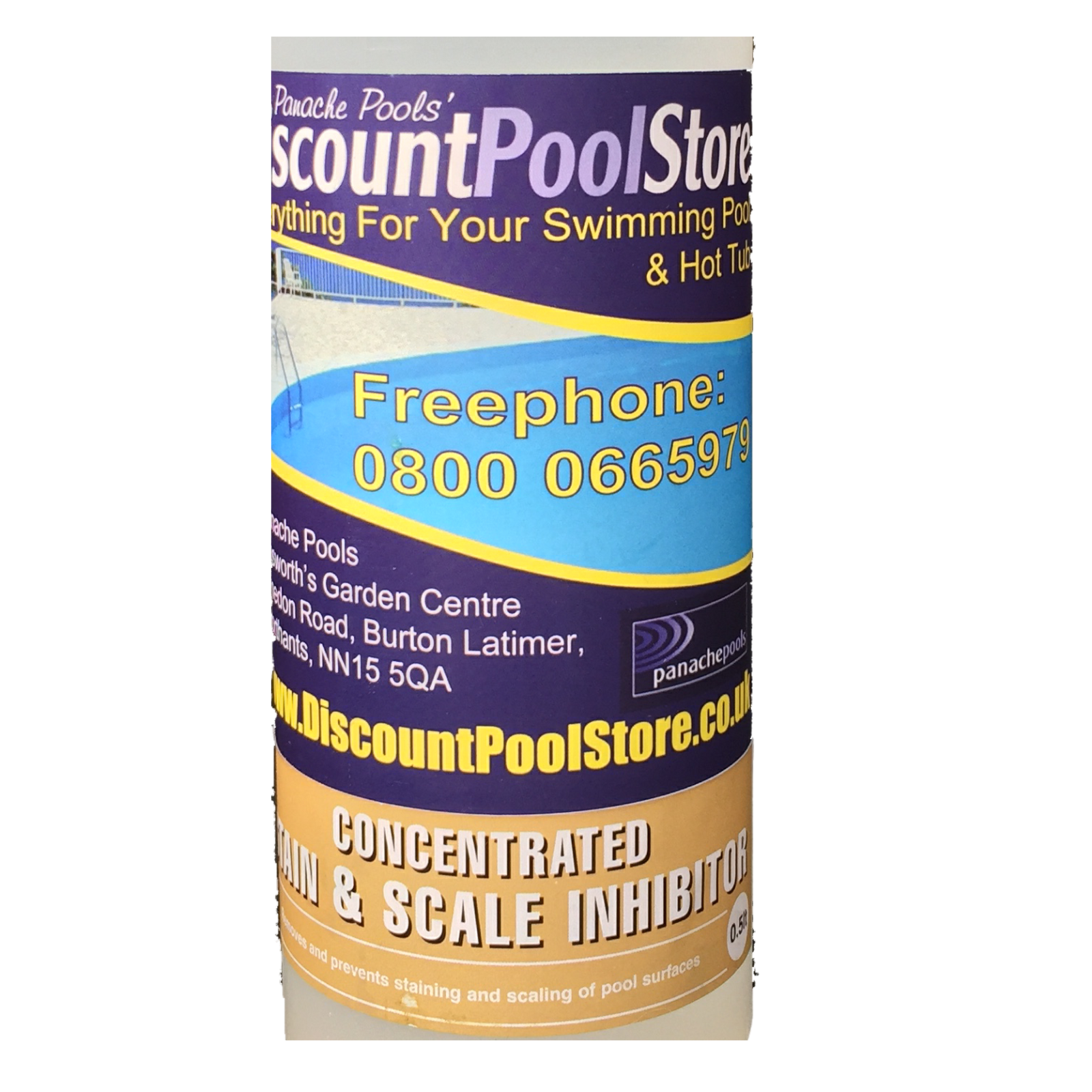 Concentrated Stain & Scale Inhibitor Pools Spas Hot Tubs 2 x 0.5lts ...