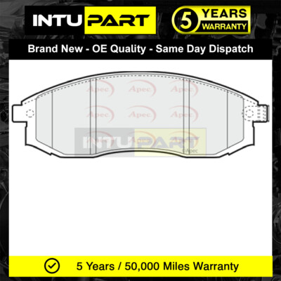 Fits Mitsubishi L200 2001-2006 2.5 TD IntuPart Front Brake Pads Set ...