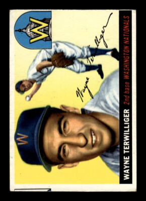 1955 Topps Baseball #34 Wayne Terwilliger Excellent MC Washington ...