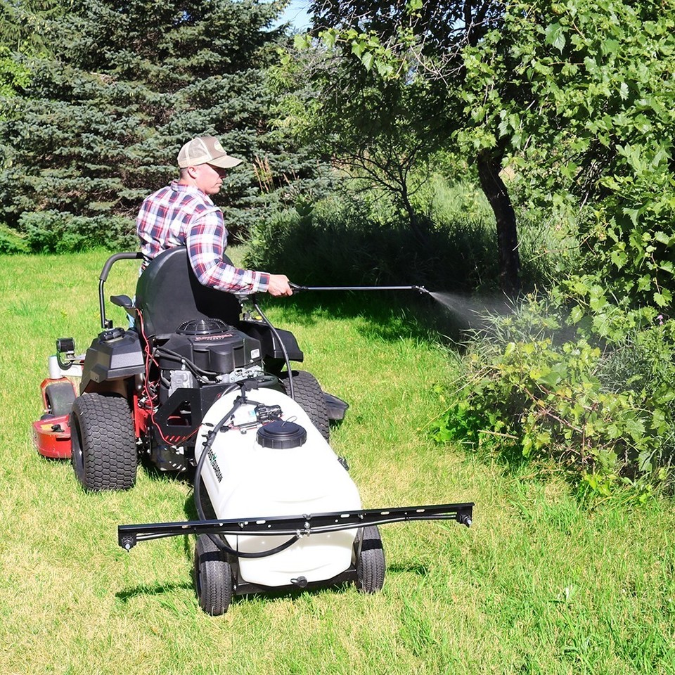 Grass Guardian 25 Gallon Trailer Broadcast Sprayer for ATV's & UTV'S | eBay
