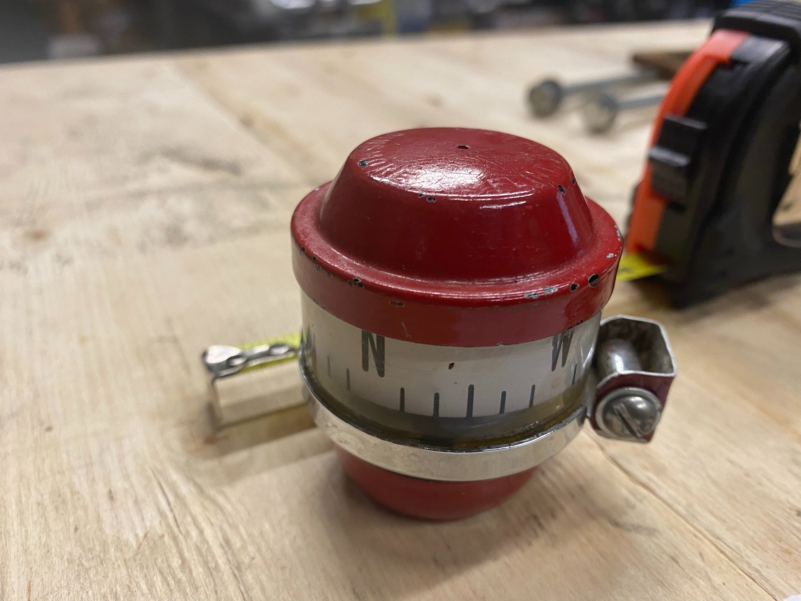 Vtg 1950’s Chevrolet GM Pontiac Compass Dinsmore Dash Mount Hot Rod ...