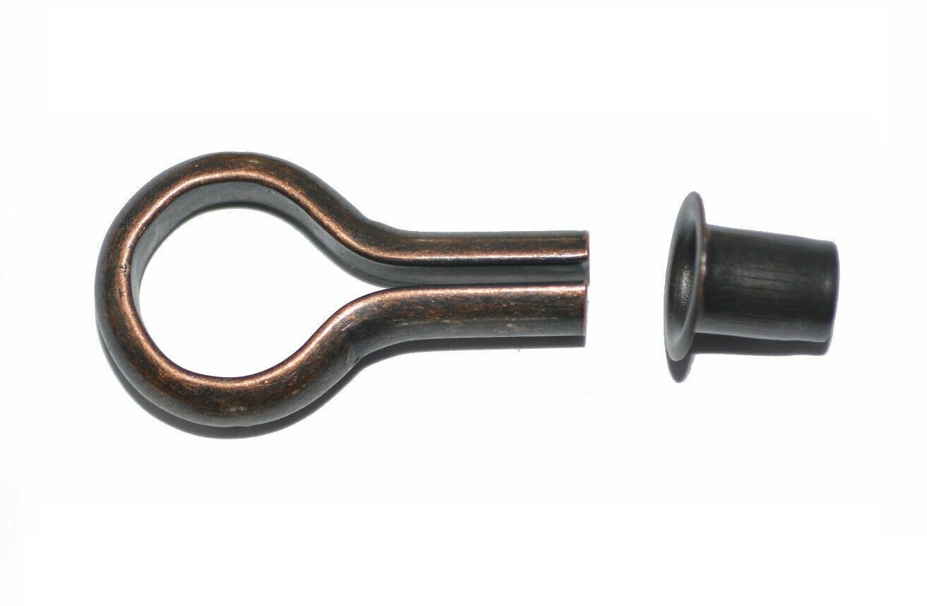 Banjo (Ring) Shelf Supports 6mm Hole for Bookcase CHOOSE FINISH ...