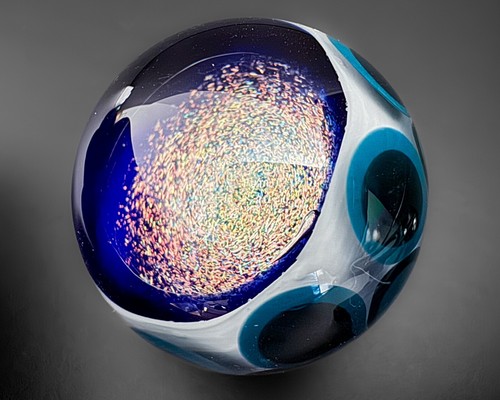 Dustin Morrell 1.6" 2003 Galaxian Glitter Dichroic Contemporary Art ...