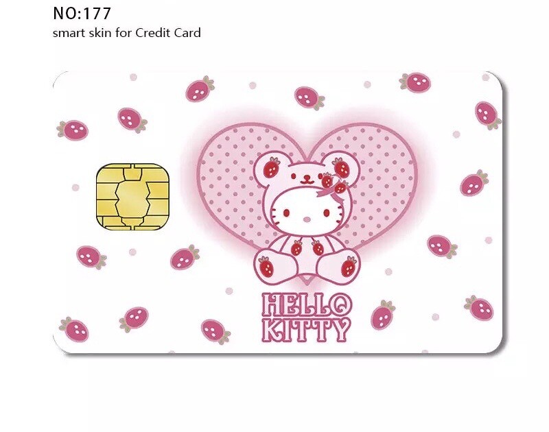 Hello Kitty Credit Card Sticker Credit Card Cover - Credit Card Decal ...