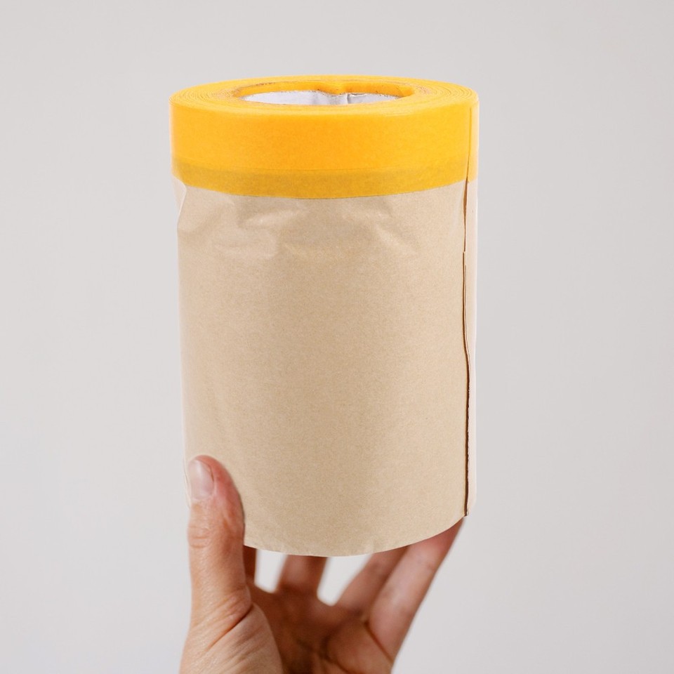 2 Rolls Paper Masking Film Painter Cover Furniture Covering Automotive ...