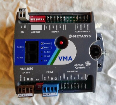 VAV Controller MS-VMA1630-1 BACnet MS/TP Programmable Metasys JCI Used ...