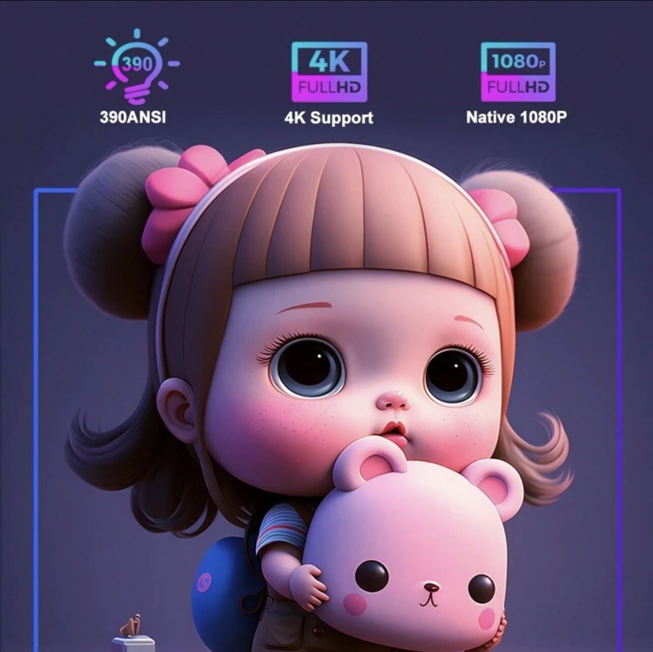 Transpeed Magcubic 4K Android 11 Projector | Grelly UK