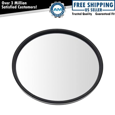8.5" Round Convex Mirror Stainless Steel Offset Stud w/ Mounting ...